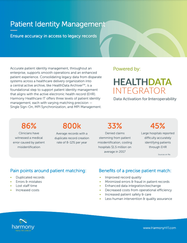 Patient Identity Management Services in Healthcare | Digital Records ...